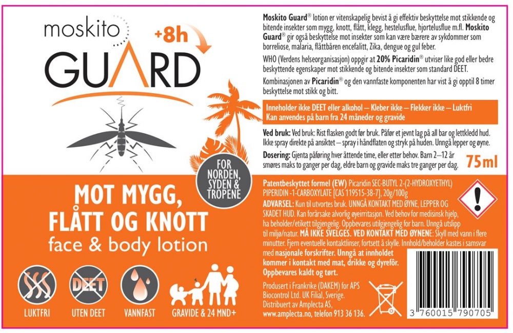Moskito Guard Myggmiddel | Amplecta myggfeller og myggfanger. Utrydder ...